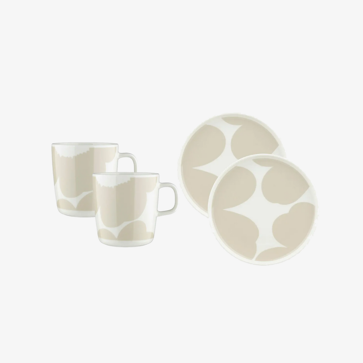 Marimekko Unikko Breakfast Set 4pcs | FUNSTY
